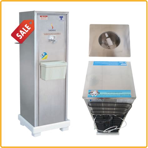 เครื่องทำน้ำเย็น 1 ก๊อก แบบต่อท่อ สเตนเลส ราคาประหยัด