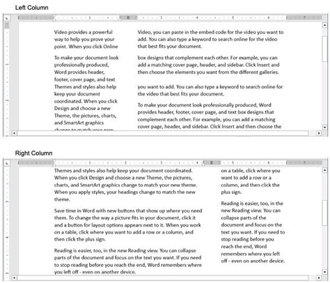 How To Add And Format Columns In Microsoft Word Make Tech Easier
