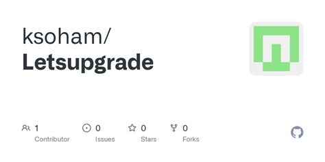 github ksoham letsupgrade