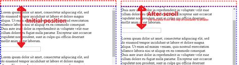 javascript getting element position from the top of scrolled
