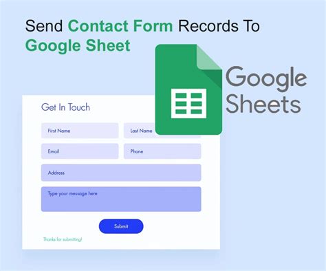Write To Google Sheet From Website Contact Us Form Submission 2025