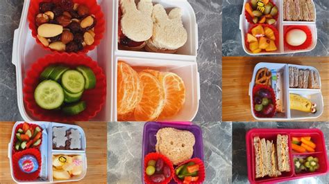 لانش بوكس للمدرسة والروض الأطفال 6 اقتراحات مع افكار للأمهات Youtube