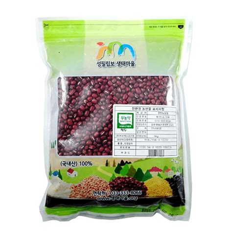 팥 무농약 1kg 생태맘장터
