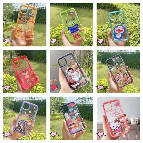 เคส Oppo A95 เคสประกบลายการ์ตูนน่ารัก หลังใส Oppo A16 A74 4g A94