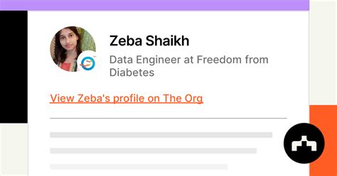 Zeba Shaikh Data Engineer At Freedom From Diabetes The Org