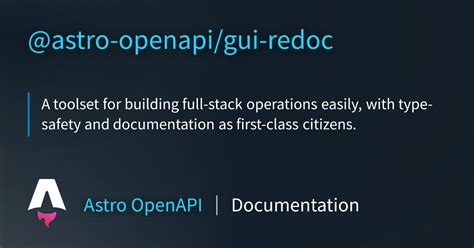 Astro Openapigui Redoc Astro Openapi Documentation