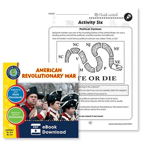 American Revolutionary War Political Cartoon Worksheet