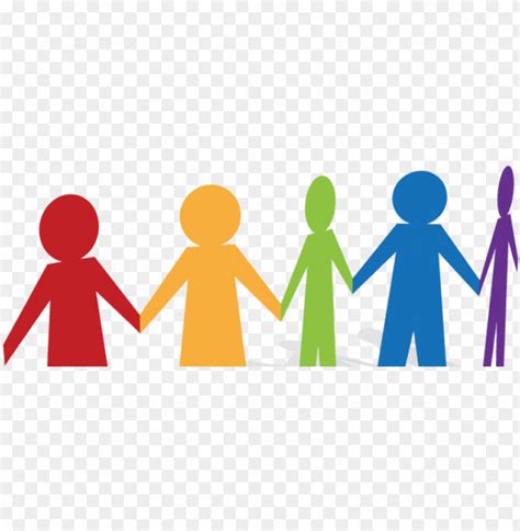 Free Download HD PNG Unity People Png Stick Figure Holding Hands PNG Transparent With Clear