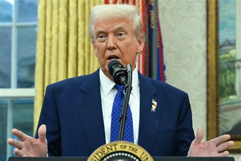 Donald Trumps Pin Worn At White House Goes Viral Newsweek
