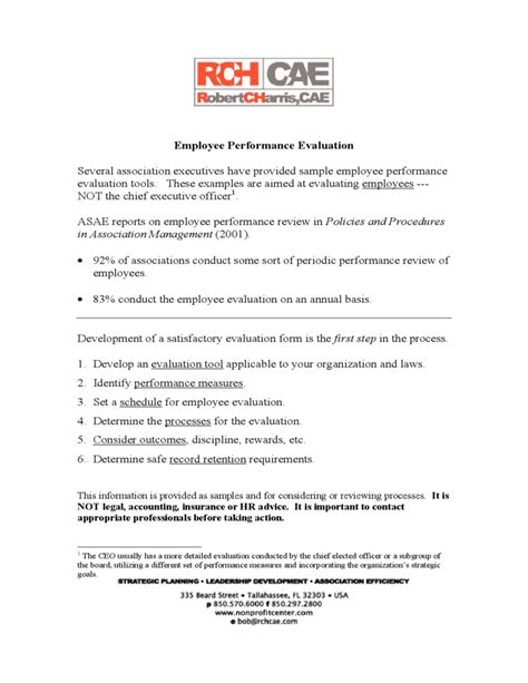 Employee Evaluation Form Sample Free Download Employee Evaluation Form Sample Free Download