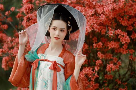 最惜杜鹃花烂漫春风吹尽不同攀 汉服论坛 古装美图网