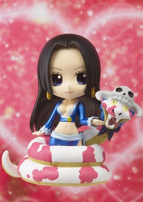 Boneco Boa Hancock Com Salome One Piece Chibi Arts Bandai R