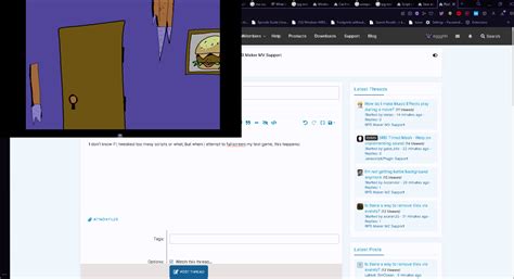 weird bug cannot fullscreen my game rpg maker forums