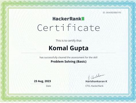 Komal Gupta On Linkedin Hackerrank Sql Problemsolving