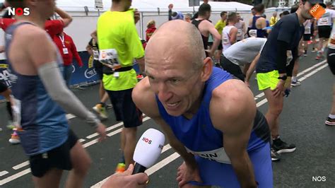 Arjen Robben Loopt Marathon Van Rotterdam In Minder Dan Uur