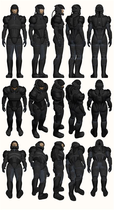 Mass Effect Male Onyx Armour Medium By Troodon80 On Deviantart
