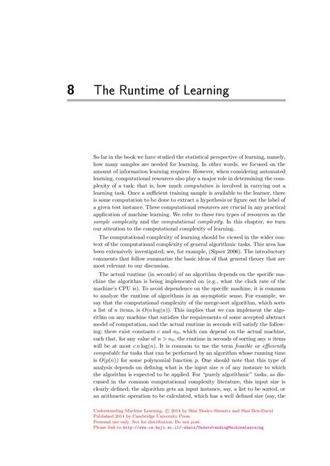 Understanding Machine Learning From Theory To Algorithms Neha A