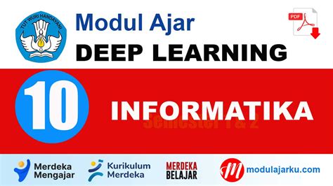 Modul Ajar Informatika Kelas 10 Deep Learning Modul Ajarku