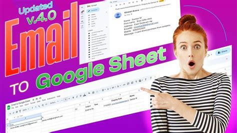 Email To Google Sheet Data Parsing Updated Version Google App