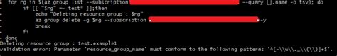 Bash Shell Script Unable To Read Output From Azure Cli Command
