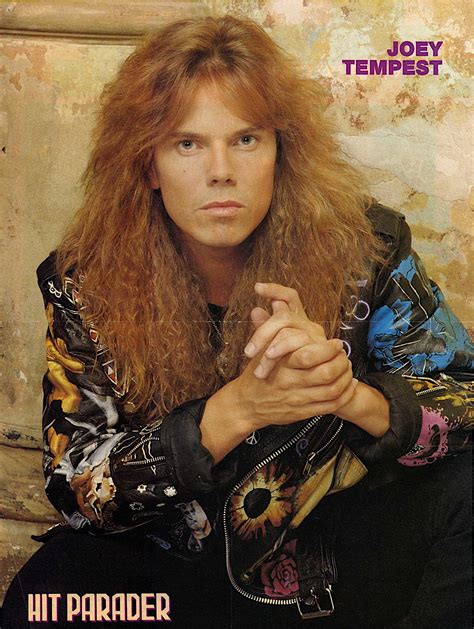Joey Tempest Mitico Nel Gruppo Europe Qui Come Era E Come E