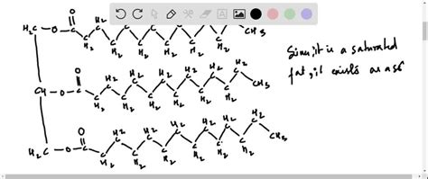 Draw The Structure Of The Triglyceride That Would Form From The Reaction Of Myristic Acid With