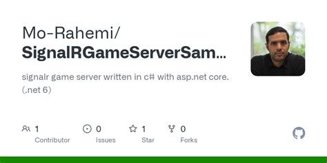 github mo rahemi signalrgameserversample sample