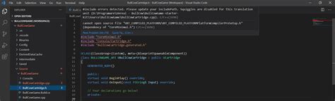 Setting Up VS Code In Unreal Please Help With The Following Errors