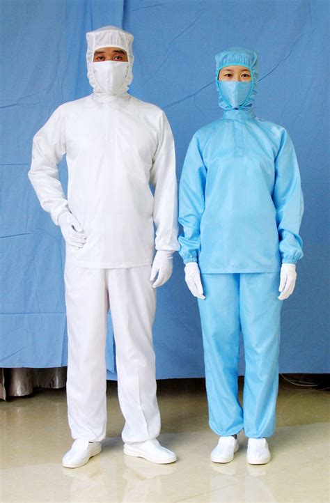 防静电服装穿戴标准图 静电大褂穿戴标准图片 防静电服工衣穿戴要求 第6页 大山谷图库