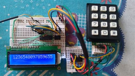 Attiny85 Com Lcd Caractere 16x2 I2c E Teclado 3x4 I2c Arduino Office
