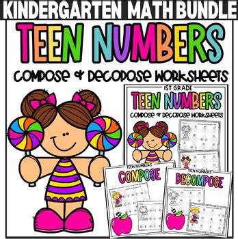 Mastering Teen Numbers Compose And Decompose Activities And Worksheets