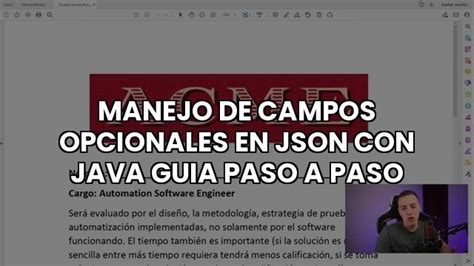 manejo de campos opcionales en json con java guia paso a paso