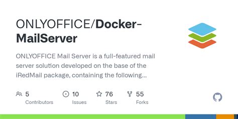 Github Onlyofficedocker Mailserver Onlyoffice Mail Server Is A Full