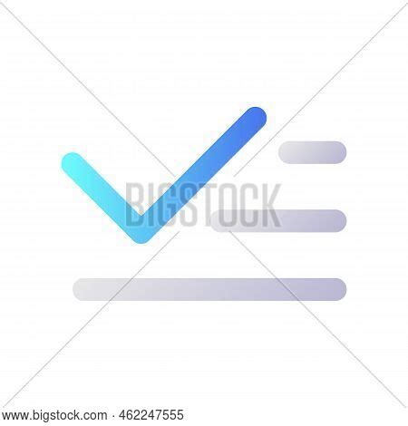 List Checkmark Pixel Vector Photo Free Trial Bigstock