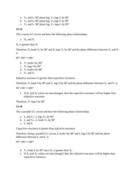 Understanding AC Circuit Phase Relationships And Solutions