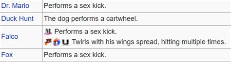 W Whats A S Sex Kick Rsmashbrosultimate