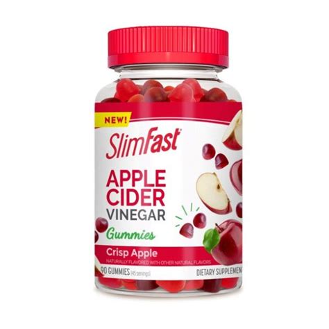 Kẹo Viên Giấm Táo Giảm Cân Slimfast Apple Cider Vinegar 90 Viên Maison Store