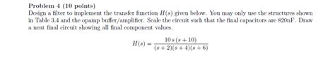 Solved Problem 3 10 Points Given The Asymptotic Magnitude