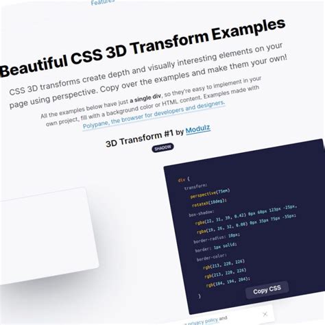 Hermosos Ejemplos De Transformaci N Css D Wd Web Design