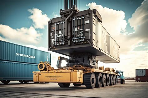 premium ai image ai generated illustration computer controlled cargo