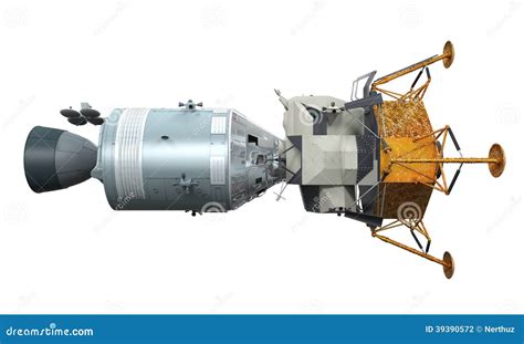Apollo Command Module And Lunar Module