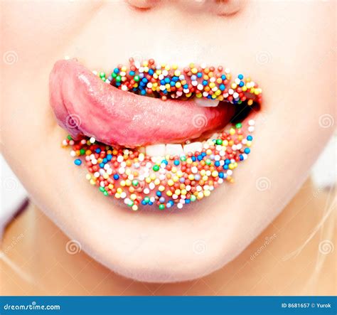 Sweet Lips Stock Image Image Of Glamour Sweet Lips 8681657