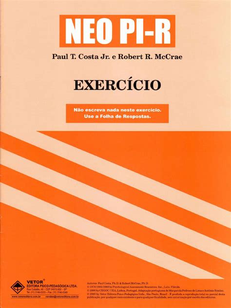 Teste Neo Pi Pdf