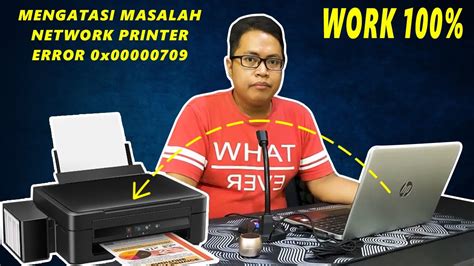 Cara Mengatasi Network Printer Error 0x00000709 Windows 10 11 In English Youtube