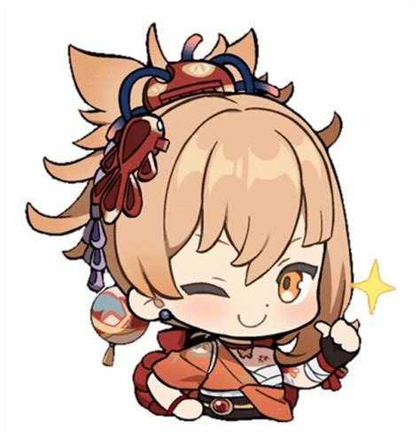 Yoimiya Genshin Impact Sticker Yoimiya Genshin Impact 探索與分享 GIF