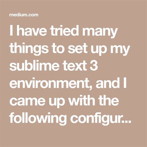 Supercharge Your Sublime Text For Golang Development