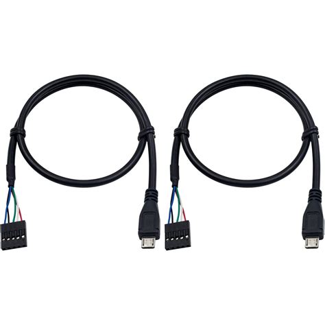 Buy Duttek 2 Pack 50cm 5 Pin Motoard Female Header To Micro Usb Male