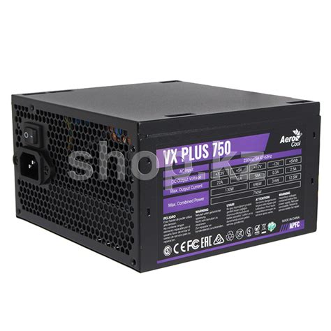 ᐈ Блок питания ATX 750W AeroCool VX PLUS 750 – купить в интернет ...