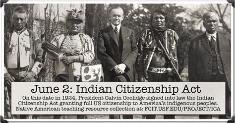 June 2 Indian Citizenship Act Fcit