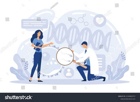 Bioengineering Abstract Concept Flat Vector Illustration Stock Vector Royalty Free 2194983757